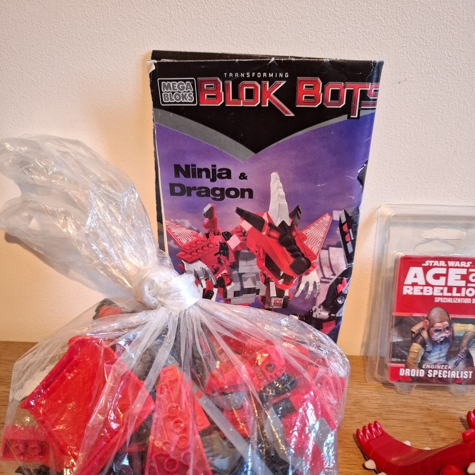 Toy Bundle / Job Lot. Mega Bloks, Batman, Ben 10, Tazos, Action Man ...