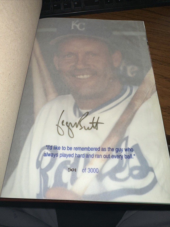 Signed Copy Of George Brett: Last Of A Breed Limited Edition, Kansas ...
