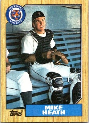 Mike Heath 1987 Topps #492 Detroit Tigers | eBay
