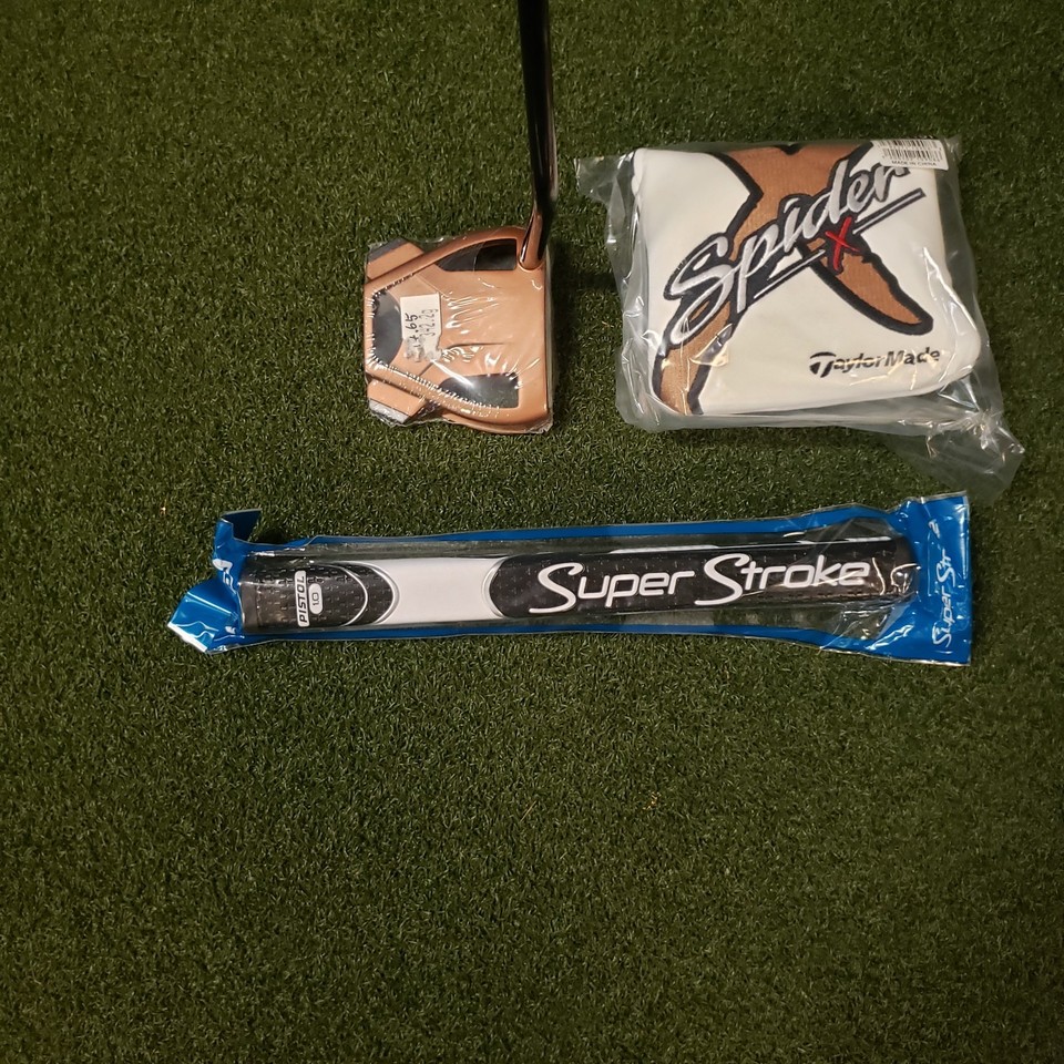 Taylormade RH SPIDER TOUR Copper w/single bend KBS 120 TOUR ISSUE w ...