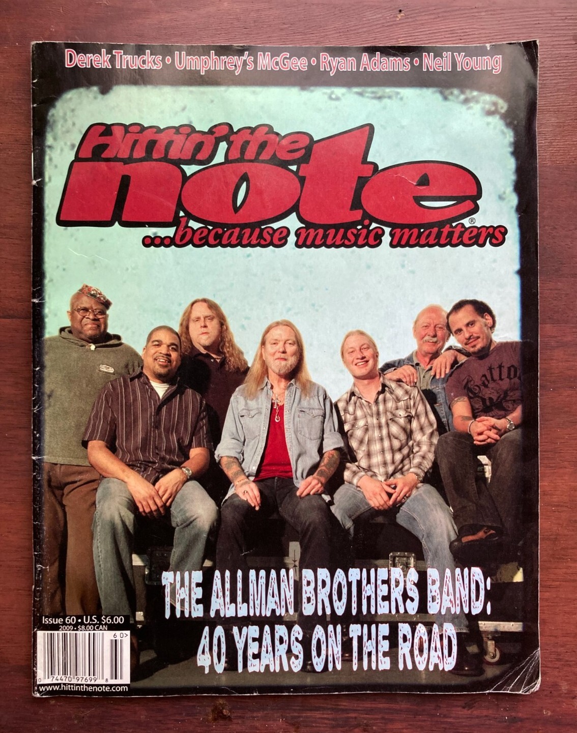 Hittin The Note Magazine Fall 2003 # 40 Allman Brothers Govt Mule Derek ...