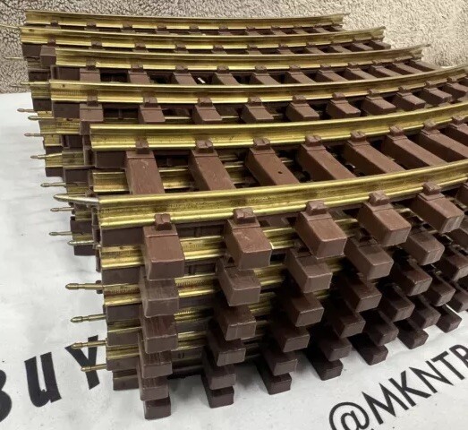 Lionel R1 G-gauge G Scale brass Plastic Lot of 18 pcs 4 Foot Dia ...