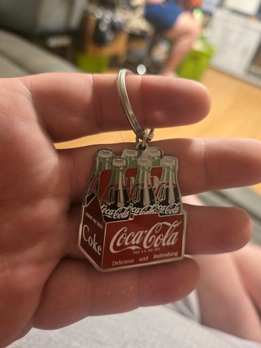 Coca-Cola Keychain 6 Pack Coke Bottles Delicious And Refreshing | eBay