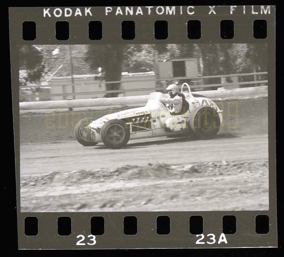 Larry Dickson #45 - 1968 USAC Golden State 100 - Vintage Race Negative ...