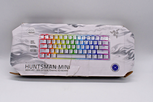 Huntsman Mini Mercury 60% Optical Gaming Keyboard in White ...