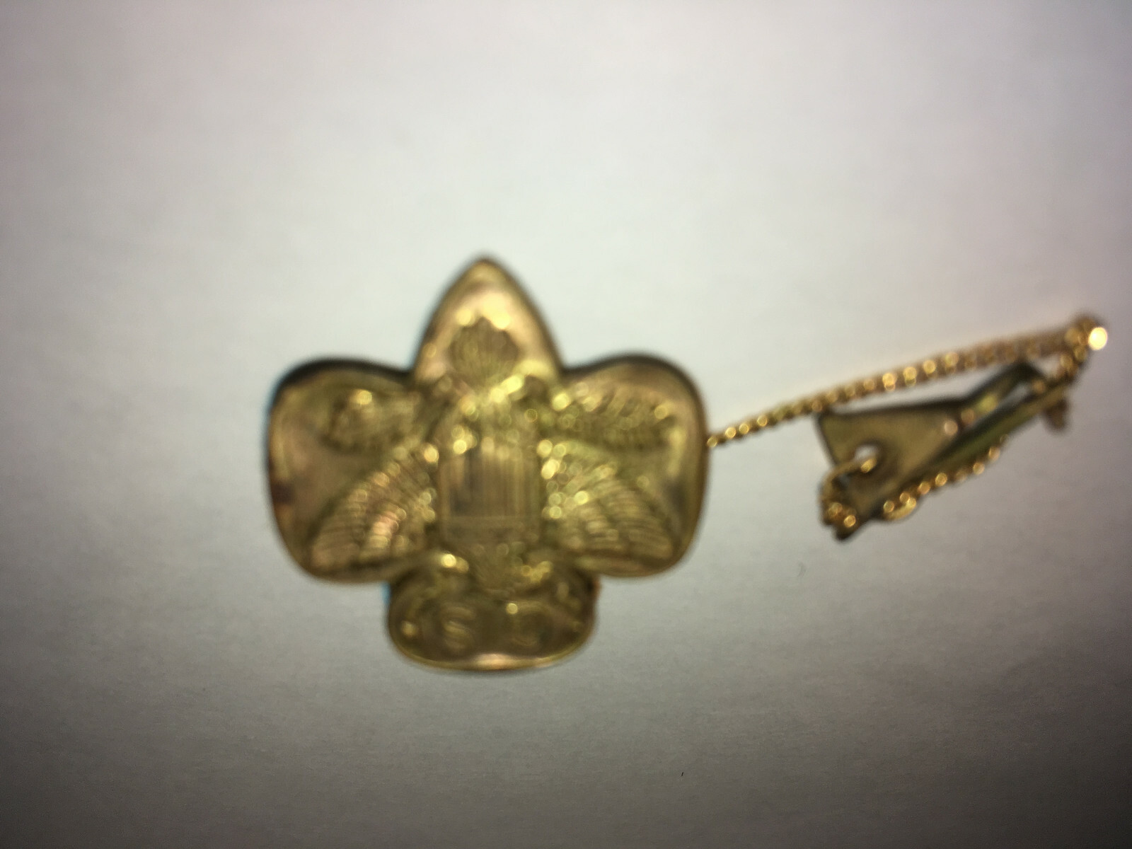 Girl Scout Membership pin Five 5 year Roman Numeral membership guard | eBay