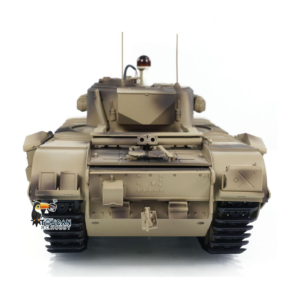 1/16 Tongde RTR RC Tank Churchill Mk.VII Metal Track IR Battle Tank ...