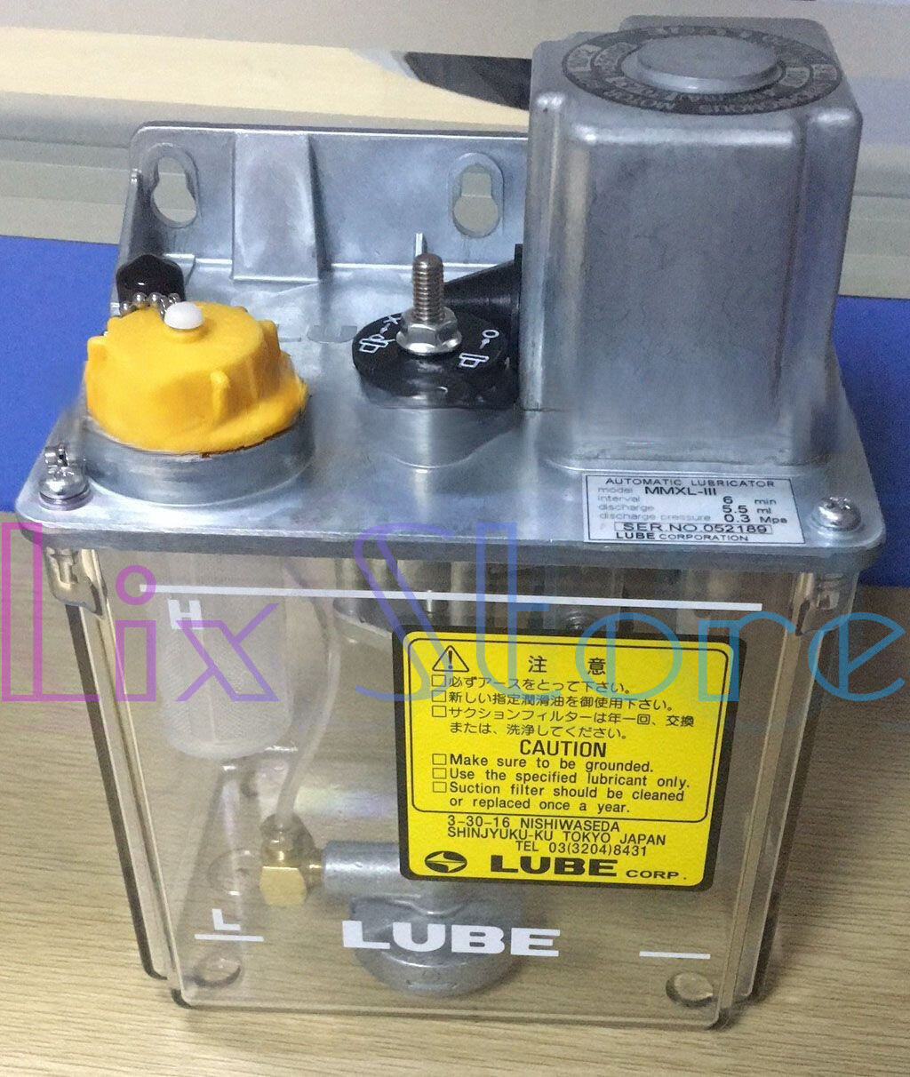 QTY:1 Lubricating oil pump for oil injection machine MMXL-III 100V 3L ...