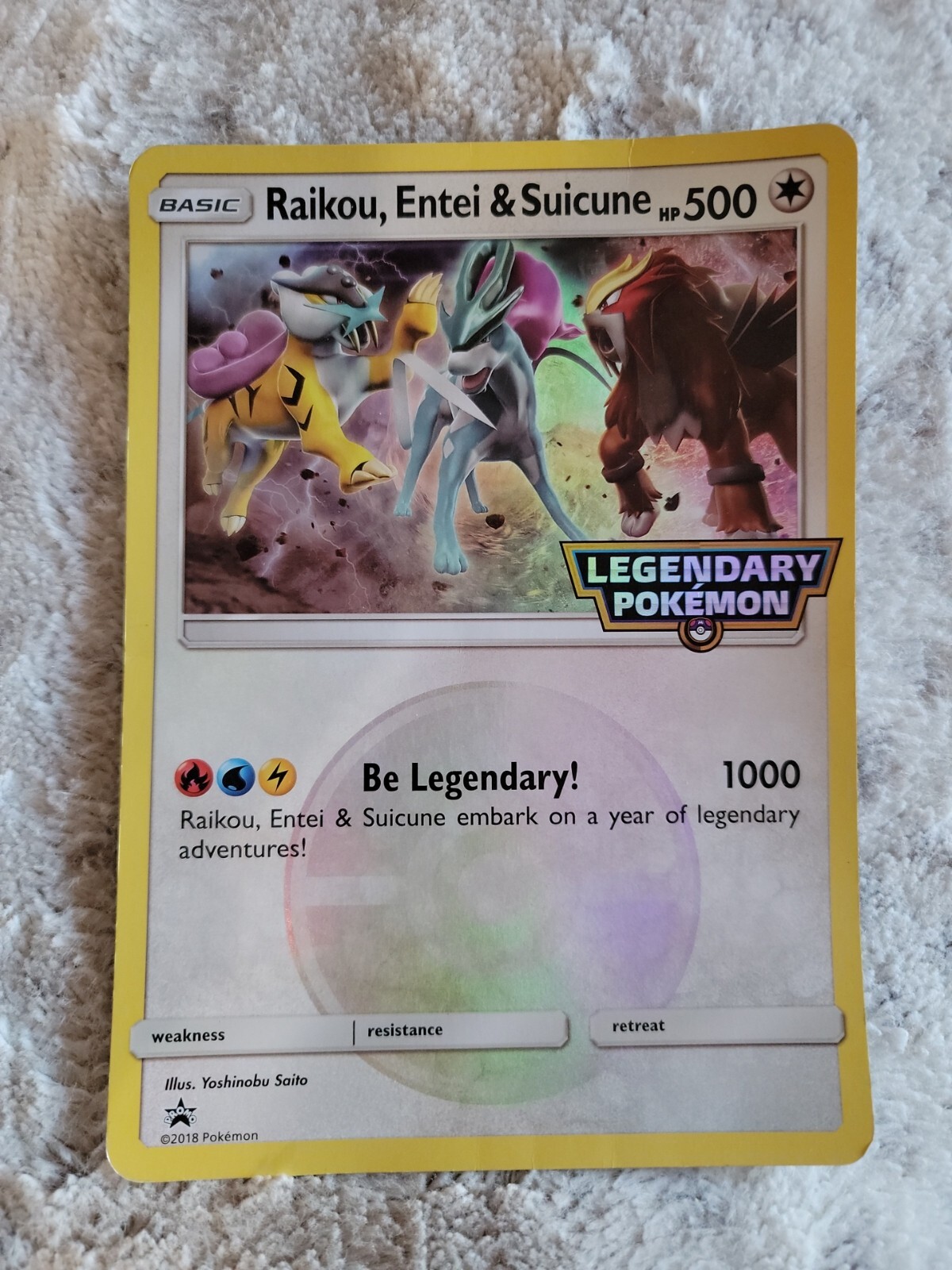 Pokémon TCG Raikou, Entei & Suicune Pokemon Oversized Promos Promo ...