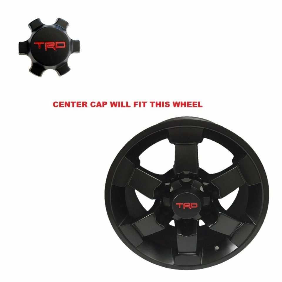 4 Genuine Toyota FJ Cruiser TRD Center Cap For 16" Trail Teams Wheel ...