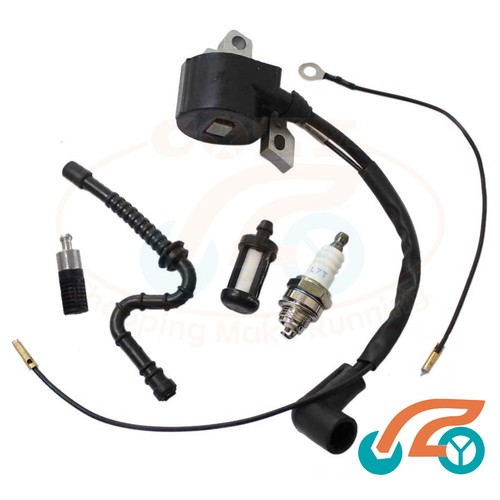 Ignition Coil Spark Plug Fuel Line For Stihl 024 026 MS240 260 290 390 ...