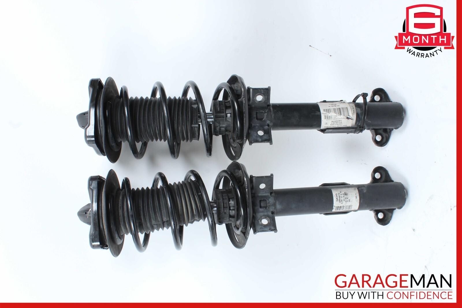 08-14 Mercedes W204 C300 Sachs Front Right & Left Side Shock Absorber ...
