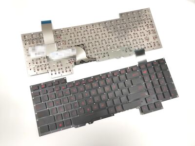 NEW LAPTOP KEYBOARD FOR ASUS G751J G751JL G751JM G751JT G751JY Red key ...