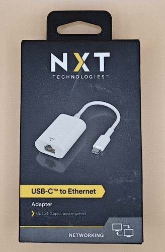 NXT Technologies NX52348 Network Adapter, USB-C to Ethernet | eBay