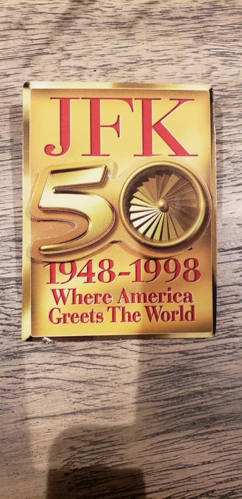 1948 - 1998 JFK JOHN F. KENNEDY 50 PIN WHERE AMERICA … - Gem