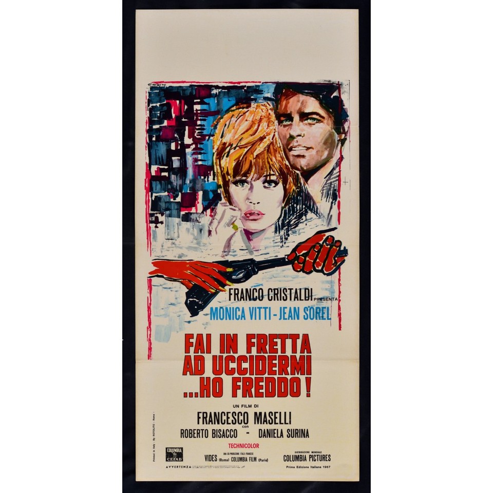 Poster Fai In Fretta Ad Uccidermi Monica Vitti Jean Sorel B111 | eBay