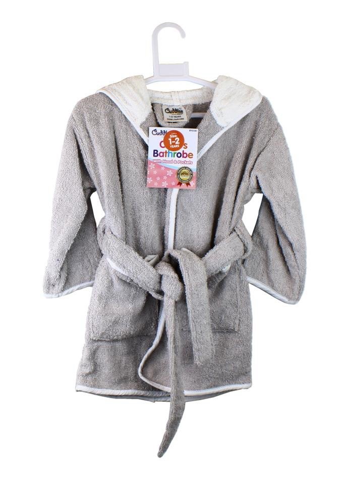 Kids Hooded Bathrobe | 100% Cotton Terry Towelling Bathrobe | Boys ...