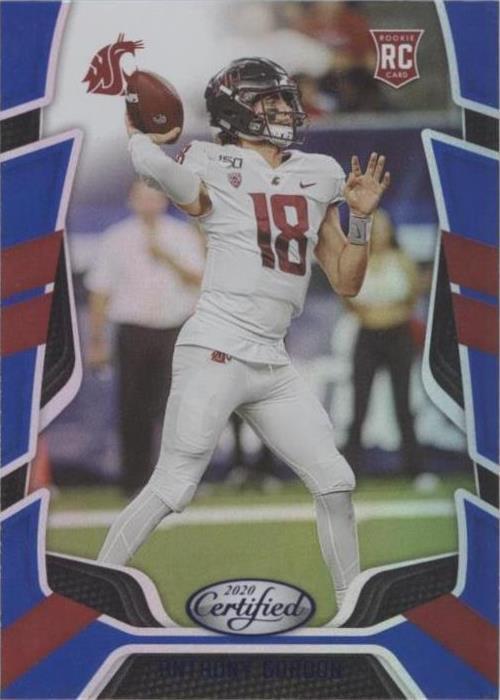 2020 Panini Chronicles Draft Picks - Certified Rookies Anthony Gordon ...