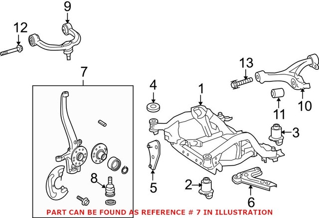 MERCEDES 164 Ml350 Right Front Spindle Knuckle Suspension 1643302220 ...