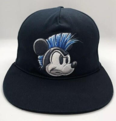Mickey Mouse Mohawk Cap Hat Graffiti Fitted Flexible Youth Cotton ...