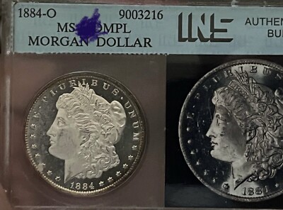 1884 O Morgan Silver Dollar DMPL Deep Mirror Prooflike Gem BU OGH ...