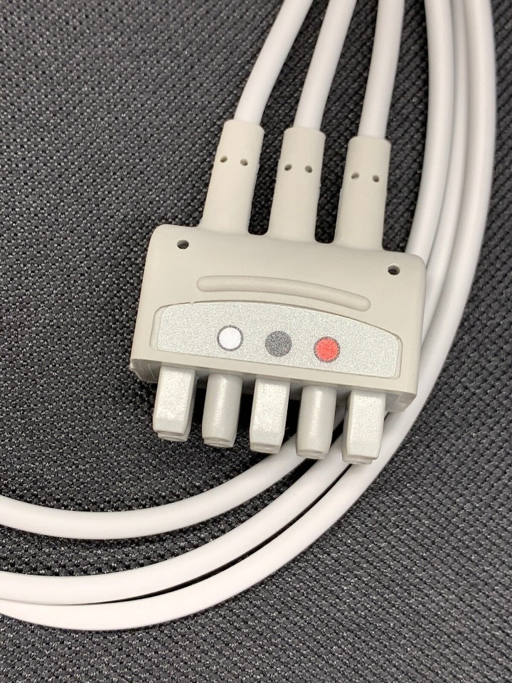 GE 412682-001 Multi-Link Leadwire Set, 3Ldwr Group Set, Grabber, AHA ...