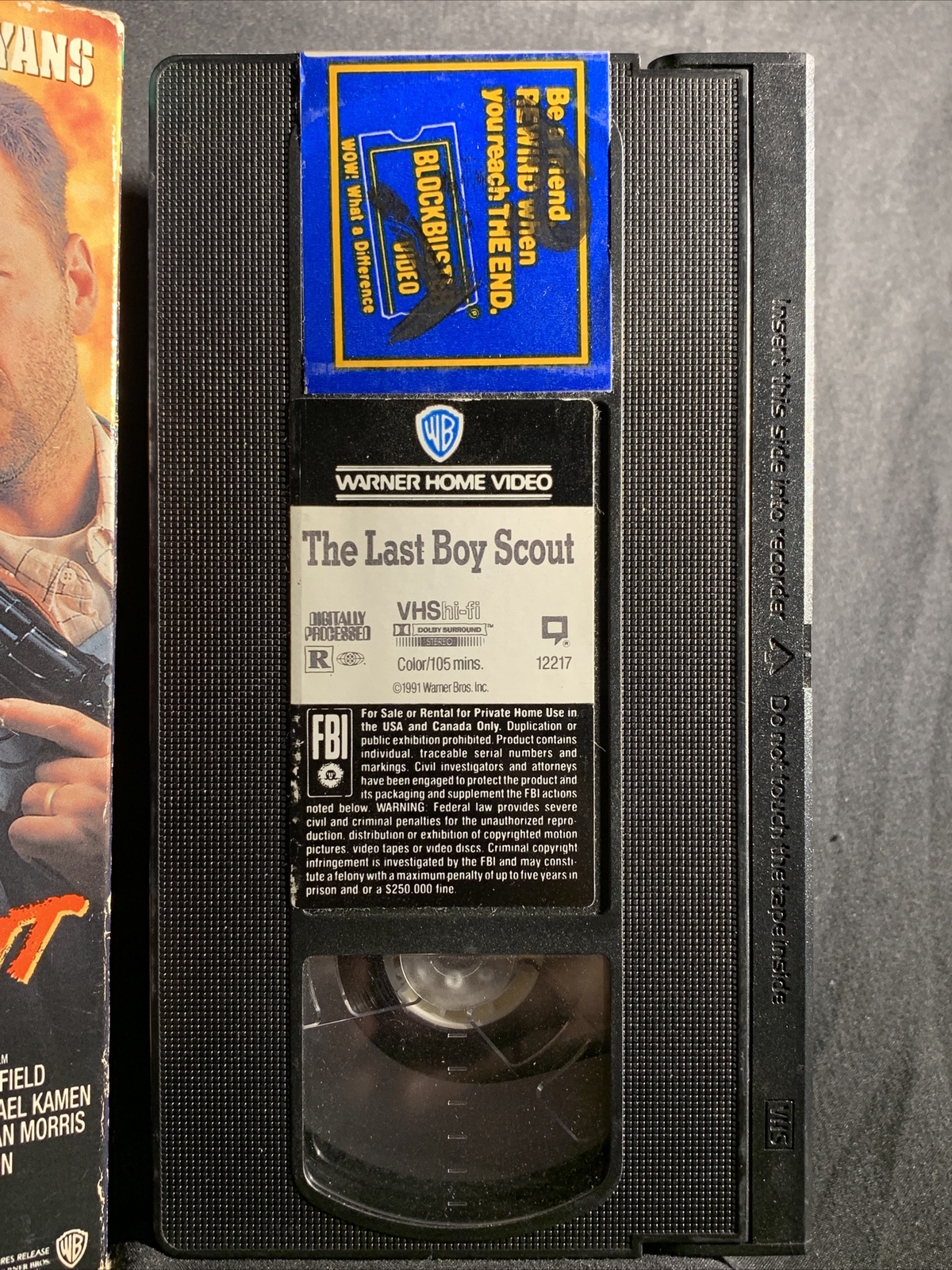 The Last Boy Scout (VHS, 1992) 85391221739| eBay