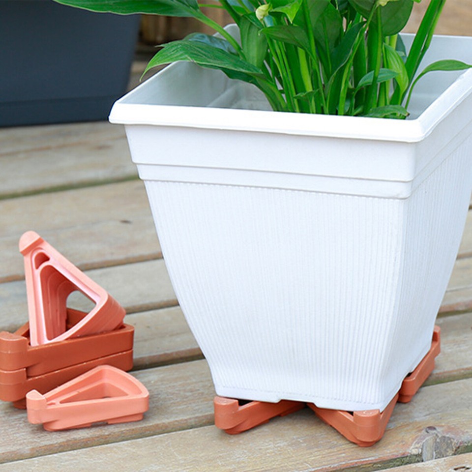 12/24X Invisible Low Profile Flower Pot Feet Garden Plant Pot For ...