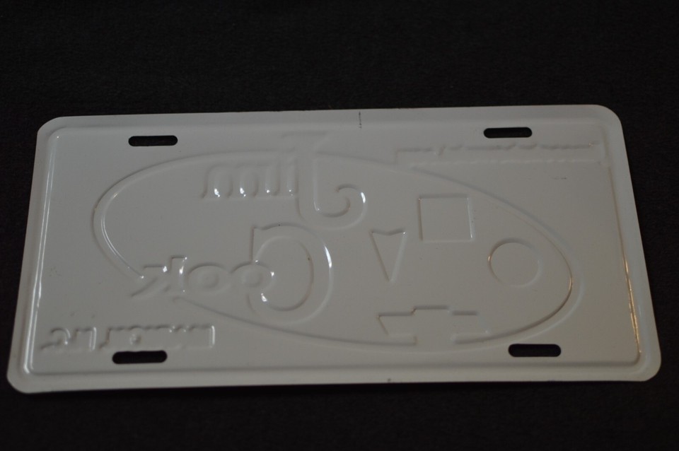 Jim Cook Marion GMC NC License Plate Dealership Metal Booster Vintage ...