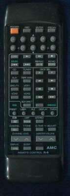 AMC R-9 Receiver Remote Control - Fully Tested & Working - FREE ...