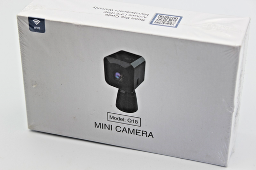 Q18 Mini Wi‑Fi Camera – Black – 2K Night Vision, Motion – Ref ...