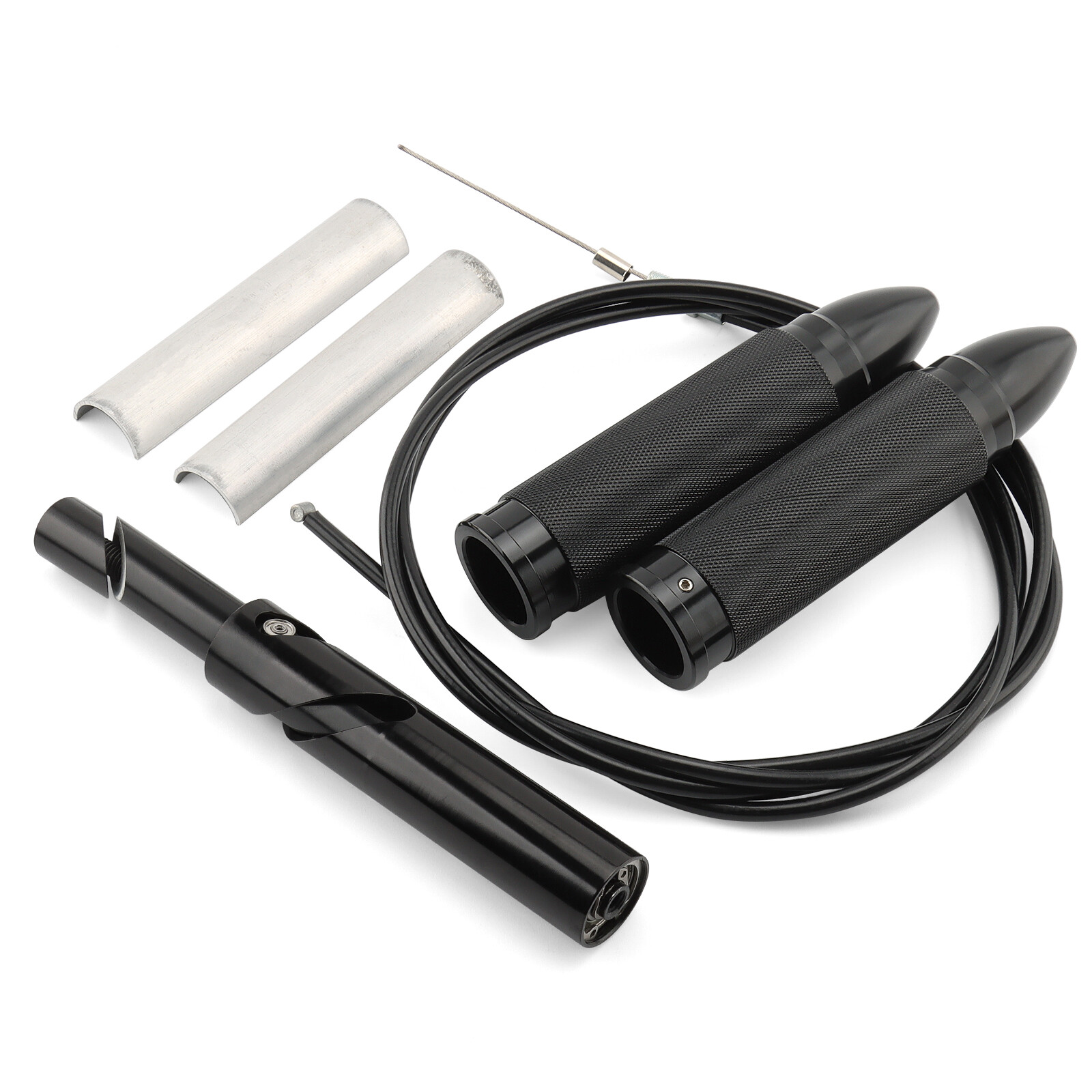 CNC Internal Throttle ASSEMBLY 1" 7/8" Motorcycle Grip For Harley ...