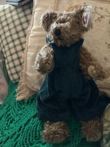 Beanie Baby Grover Bear wearing Overalls By TY | eBay