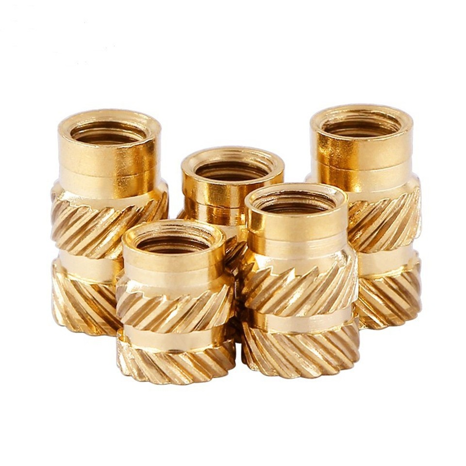 M2-M6 Brass Knurled Nut Threaded Heat Set Inserts for Plastic 3D ...