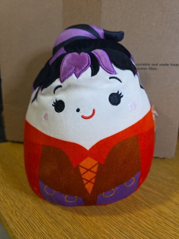 Squishmallow 8" Mary Sanderson HOCUS POCUS Halloween Disney Plush BNWT ...