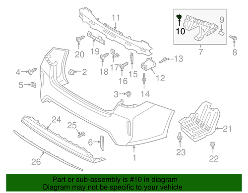 Genuine Kia Side Bracket Retainer 86625-B1000 | eBay