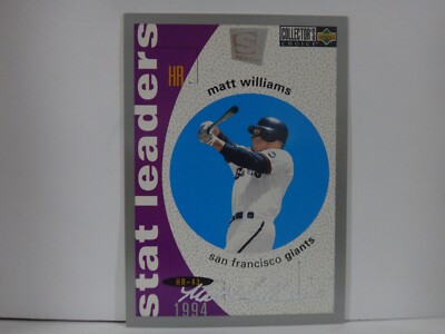 1995 (GIANTS) Collector's Choice SE Silver Signature #137 Matt Williams ...