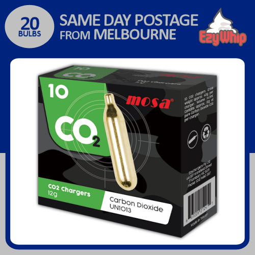 GEL BLASTER MOSA 12G CARTRIDGE X 20 AIRSOFT CARBON DIOXIDE BB GUN ...