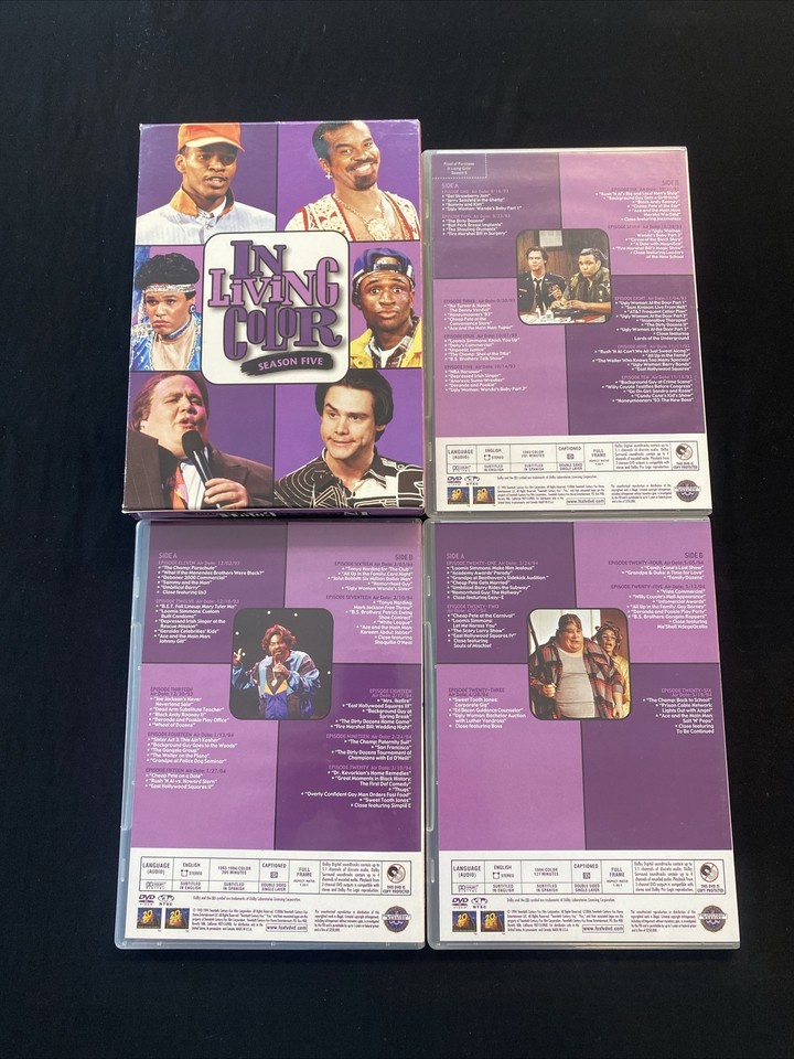 In Living Color - Season 5 (DVD, 2009, 3-Disc Set, Full Frame) Rare ...
