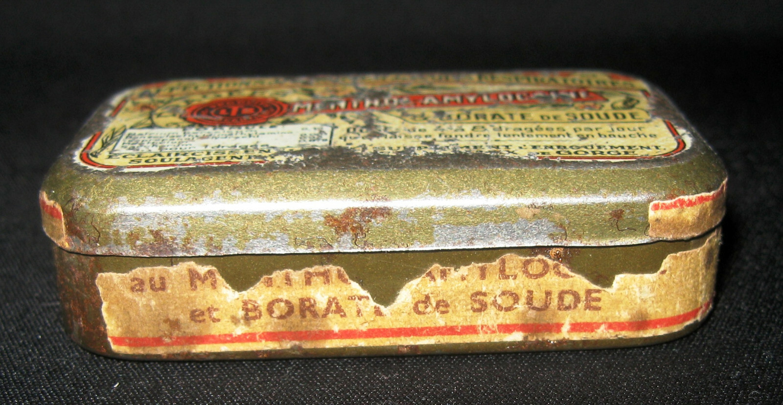 Antique French Lithographed Collectable Tin Menthol Tablets Lozenges | eBay