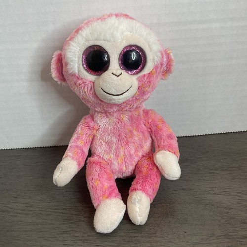 Ty Beanie Babies 37010 Boos Ruby The Pink Monkey Boo Buddy | eBay
