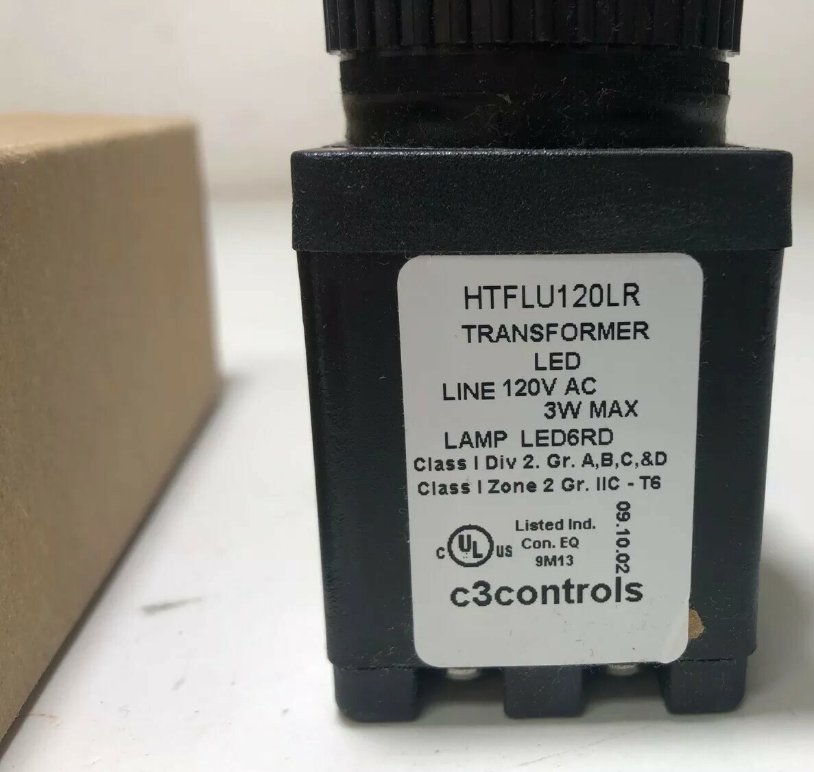 C3 CONTROLS HTFLU120LR-PLLRD 30MM REMOTE TEST LIGHT UNIT 120V LED RED ...