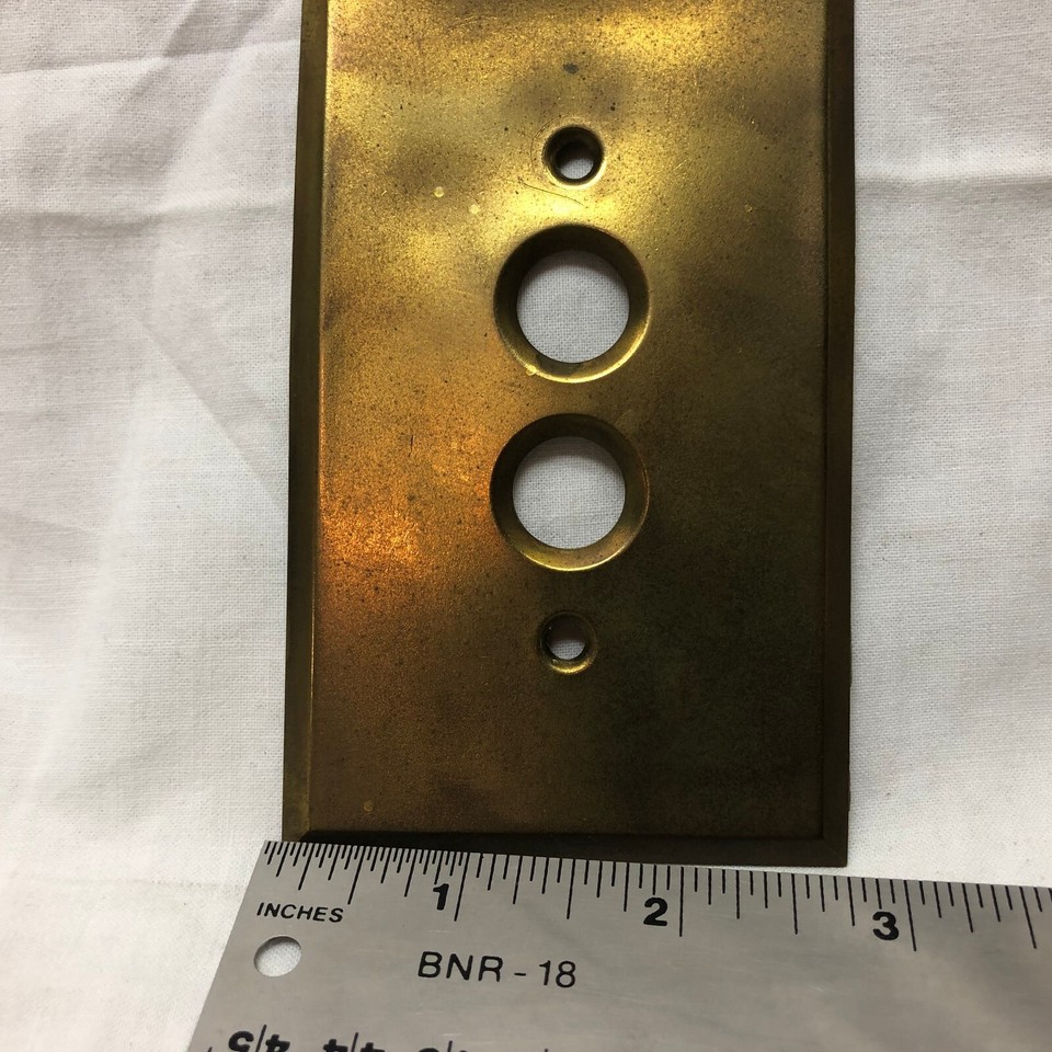Vintage Round Light Switch Plate Metal | eBay
