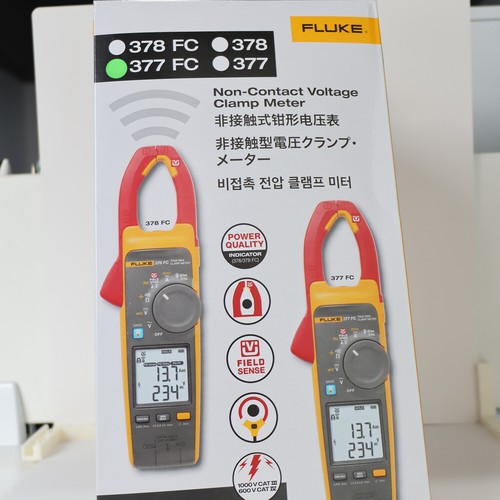 Fluke 377 FC Non-Contact Voltage True-RMS AC/DC Clamp Meter with iFlex ...