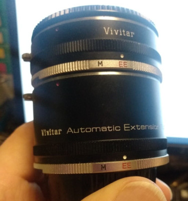 Vivitar Automatic Extension Tube Set, AT-7 36mm & 20mm | eBay