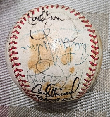 Los Angeles Dodgers Team Signed Autograph MLB Baseball, 26 SIGNATURES ...