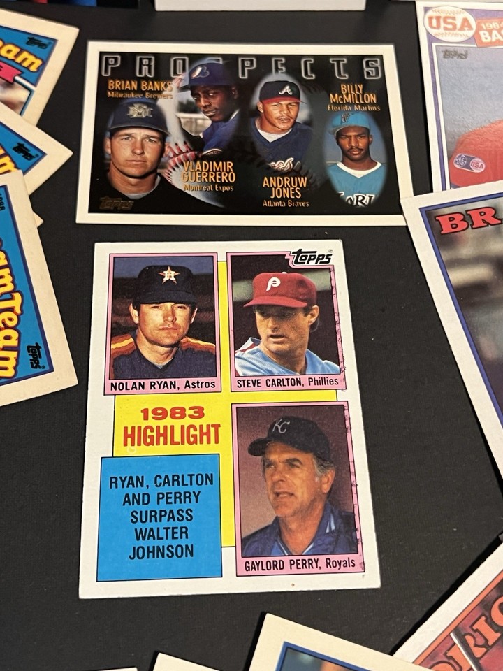 Vintage baseball Mainly Early 1980s / Nolan Ryan / Gaylord Perry ...