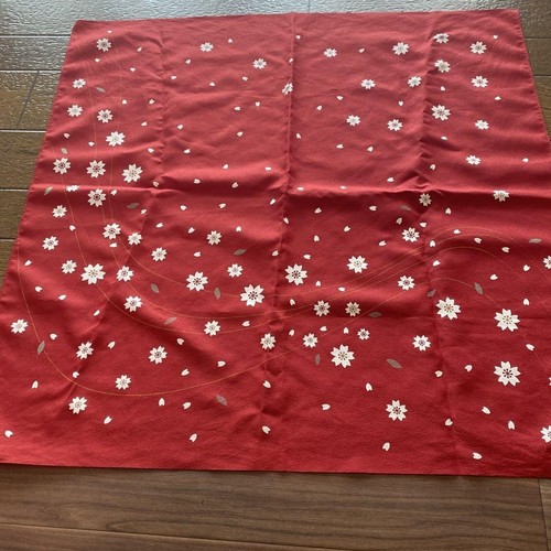Furoshiki Furushiki With Gorgeous Red Cherry Blossom, 70x69Cm JP Pattern Cloth K | eBay Australia