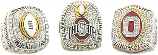 2024-2025 Ohio State NCAA Championship 3 Rings Set With Display Box | eBay
