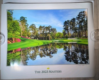 2023 Masters Golf Tournament Poster Augusta GA Signed | eBay